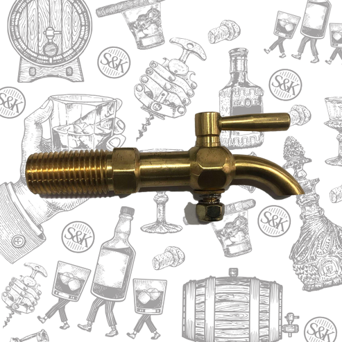 Solid Brass Barrel Tap